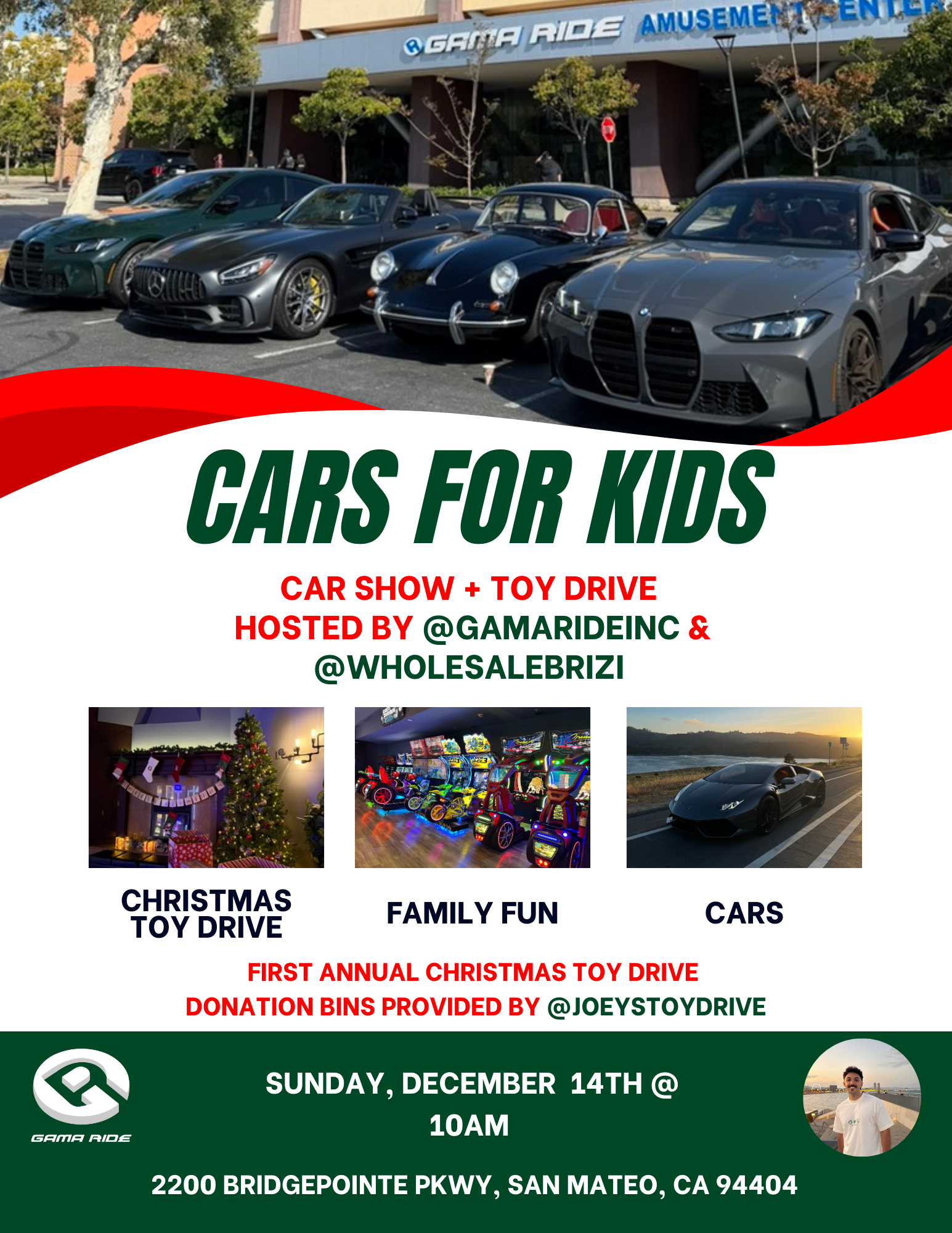 Joey's Toy Drive - Bay Area Toy Drive - Founded 2012